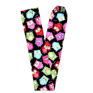 Stethoscope Covers Handmade Variety Patterns Colors 100% Cotton Scrunchie (Red Blue Pink Owl)