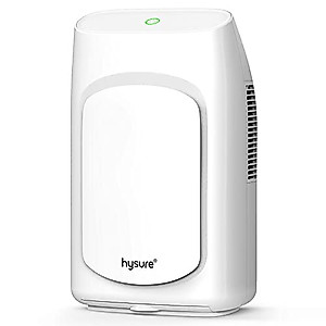 Hysure Electric Dehumidifier, Portable Deshumidificador with 2L(4.2 Pints) Water Tank, Small Dehumidifier for Bathroom, RV, Bedroom,Closet,Home