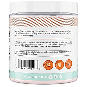 Alani Nu BCAA Branched Chain Essential Amino Acids Supplement Powder, Muscle Recovery Vitamins for Post-Workout, Sour Peach Rings, 30 Servings