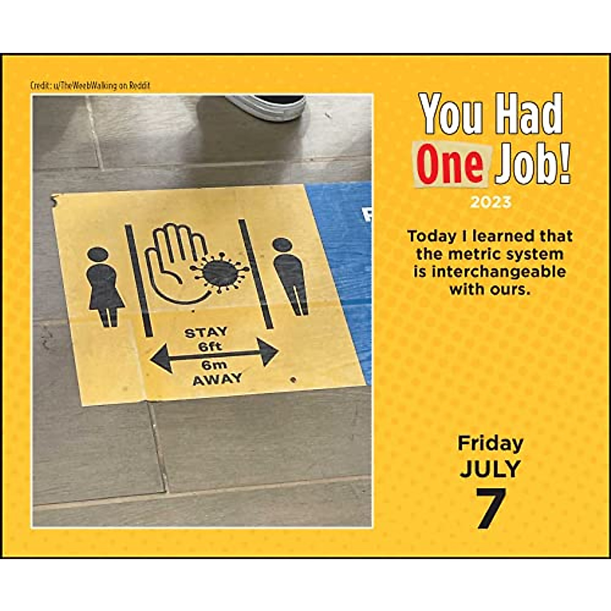 You Had One Job 2023 Day-to-Day Calendar