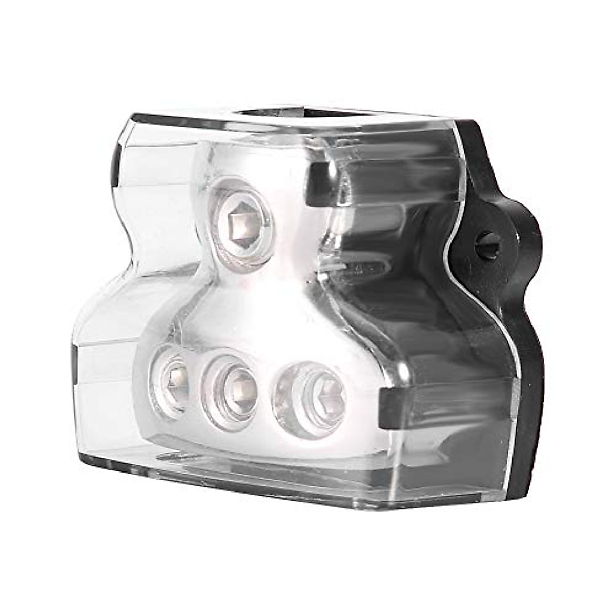 Power Distribution, Alloy Plastic Car Audio T Type Power Supply Distribution 1 * 0GA In 3 * 4GA Out Block Splitter