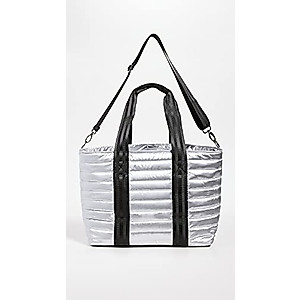 Think Royln Women's Wingman Bag, Silver Liquid, One Size