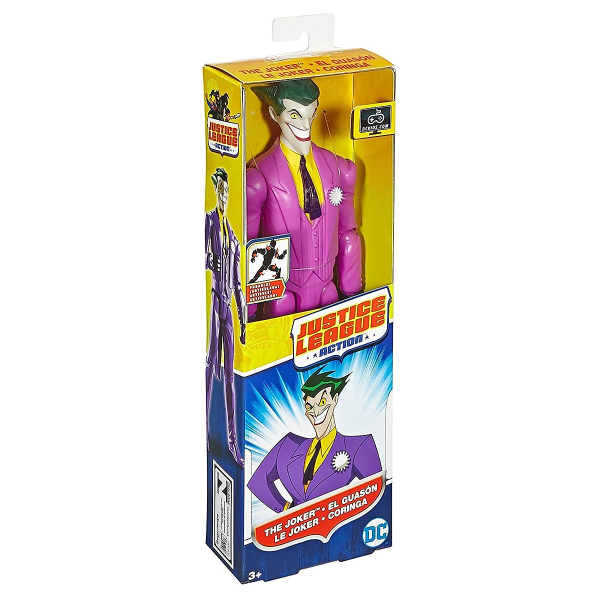 Mattel DC Justice League Action The Joker Action Figure, 12"