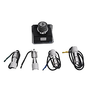 only fire 7629 Igniter Kit Fits for Weber Genesis 300 Series Propane Gas Grill with Front Mounted Control Panel (2011 - Newer), Electronic Igniter, Electrodes Ignition Kit Replacement