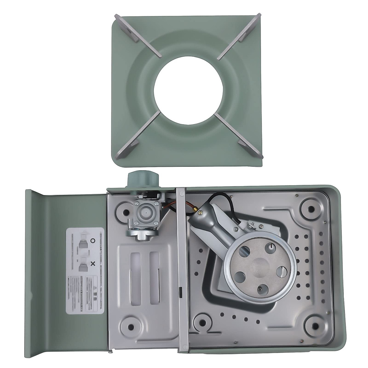 Mini Camping Stove Burner, Portable Butane Stove for Camping, Picnic, Outdoor Single Burner Camp Stove with Carrying Case for Outdoor Backpacking Hiking Picnic