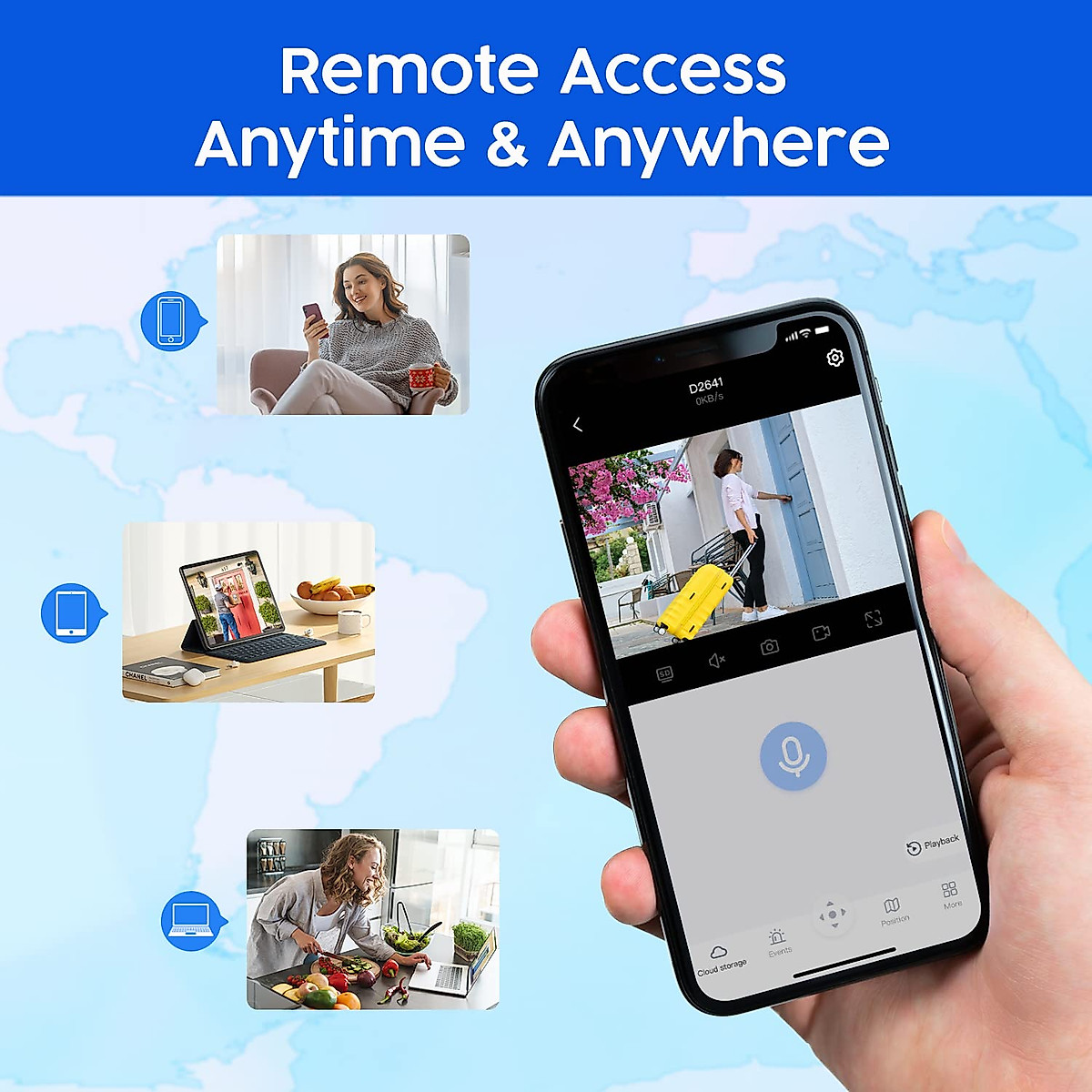 JouSecu 8CH Wired Security Camera System with 1TB Hard Drive, Upgrade 2MP CCTV DVR 8 Channel and 4 x 1080P Surveillance Bullet Cameras Outdoor Indoor with Night Vision, Weatherproof