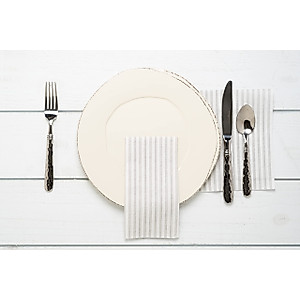 Vietri Martellato 5-Piece Place Setting - Handmade 18/10 Stainless Steel Utensils Set