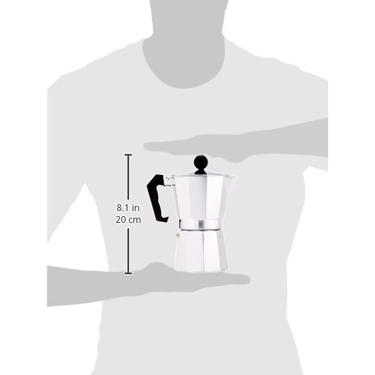 Primula 6 Cup Espresso Maker 6cup Alum, One Size, Aluminum