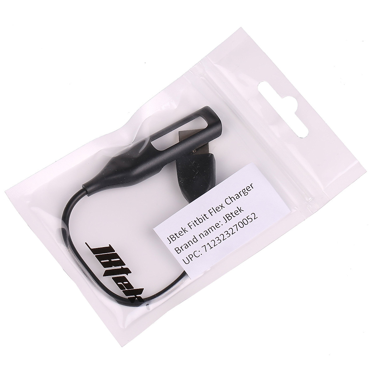 JBtek Black Replacement USB Charging Charger Cable Cord for Fitbit Flex Band Activity Bracelet Charge 0.59 feet