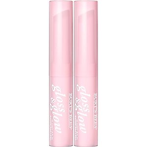 Burts Bees Gloss and Glow Glossy Balm, 100% Natural Origin, Wine Wednesday, 1 Tube