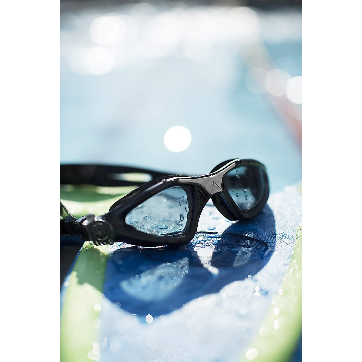 Aqua Sphere Kayenne Swim Goggles with Smoke Lens (Black/Silver)