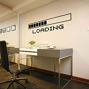 PICTURE IT ON CANVAS Loading a Video Game Wall Poster Decal Cool Gamer Stuff Computer Wall Stickers Murals Home Decor Accents