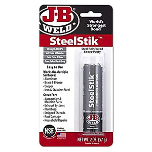 J-B Weld 8267 SteelStik Steel Reinforced Epoxy Putty Stick - 2 oz.
