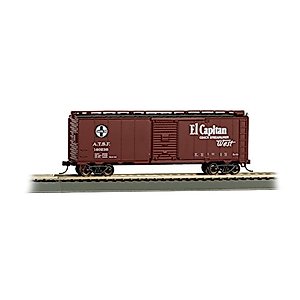 Bachmann Industries 40' Santa Fe Map Box Car - El Capitan - HO-Scale Train