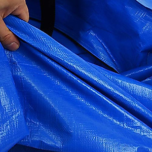 Acnusik 6 Pack Heavy Duty Moving Bags Extra Large Storage Bags, XL Moving Totes Cloth Storage Bags with Zippers Backpack for Clothing Storage, College Moving，Compatible with IKEA Frakta Hand Cart