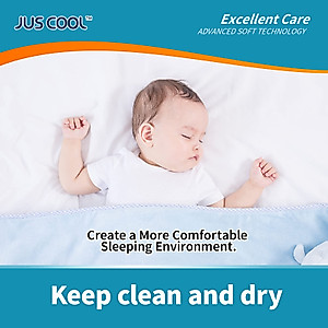 JUS COOL Baby Disposable Changing Pads, 13”x 18”(200+1 Count) Underpads Portable Diaper Changing Pads, Soft Bed Pads Ultra Absorbent and Waterproof