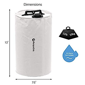 Anavim Canopy Water Weights Bags Great for Canopies, Tripods, Speaker Stands, Tents, Tailgating & More | White, 4 Pack