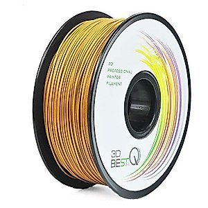 3D BEST Q Real Wood PLA 1.75mm 3D Printer Filament, Dimensional Accuracy +/- 0.03 mm, 1KG Spool, 30% Real Wood-infill (Wood)