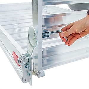 Discount Ramps Elevate Outdoor Premium Aluminum Hitch Cargo Carrier Class III or IV with 58" Long Loading Ramp - 500 lb Capacity