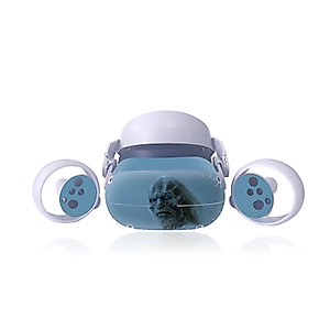 Skin for Oculus Quest 2 VR Anti-Scratch Waterproof Protective Stickers Cute Sticker Protection Accessories (Color : 2)