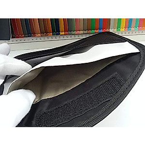 RFID Signal Blocking Bag,Anti-Tracking Anti-Spying Anti Radiation Key Pouch Signal Blocker Jammer Signal Shielding Wallet Case Faraday Bag Car Key FOB for Cell Phone Privacy Protection (Black)