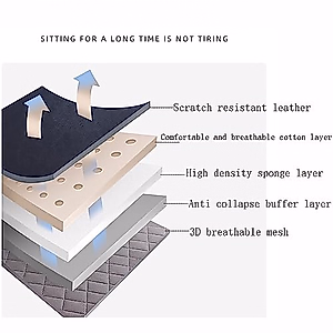 RILOOP Dining Chairs Modern Pu Leather High Back Padded Soft Seat Sturdy Carbon Steel Metal Legs Living Room Chairs/Light Gray