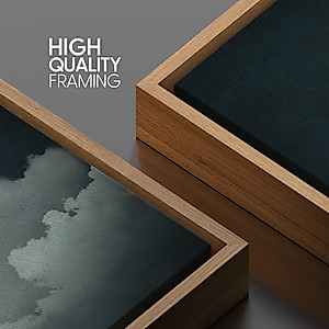 SIGNWIN Framed Canvas Wall Art Beautiful Cloud on Sky Canvas Prints Home Artwork Decoration for Living Room,Bedroom - 16x24 inches