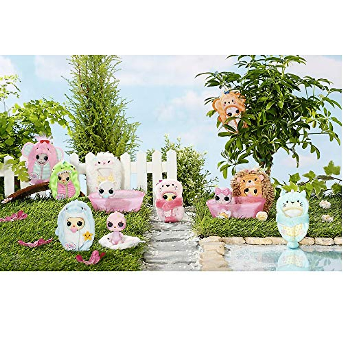 Baby Born Surprise Pets Series 2 with 8+ Surprises, Color Change and Bathtub, Multicolored