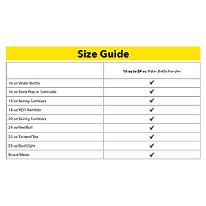 Lit Handlers Neoprene Water Bottle Sleeve - 16-24 oz Insulated Water Bottle Holder for Walking, Running, & Cycling - Soda Can Cooler & Beer Sleeve - Water Resistant Drink Covers, Love a Nurse