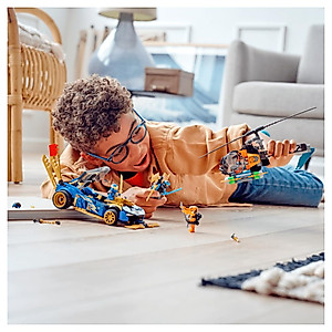 LEGO Ninjago Jay and NYA’s Race Car EVO 71776 Building Kit (536 Pieces)