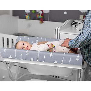 Changing Pad Cover, Diaper Changing Pad Covers 4 Pack, Fitted Baby Changing Table Sheets for 32''×16'' Change Table Pad, Cradle & Bassinet Sheets for Boys & Girls, Soft & Breathable