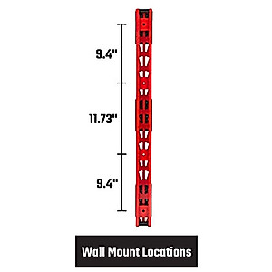 Craftsman 6-Arm, 10-Inch Deep Cantilever Rack Workshop for Wood, Lumber or Pipe Storage System, Arms Feature Anti-Marring Rubberized Coating and Roll Stops, 150-pound Capacity