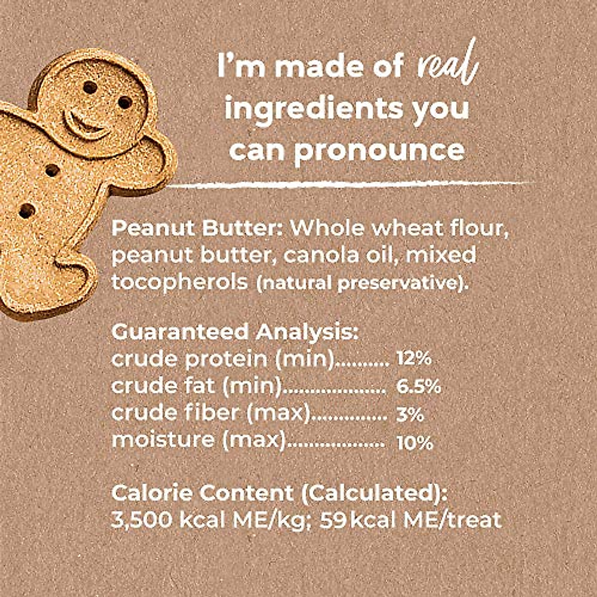 Buddy Biscuits Oven-Baked, Healthy Whole-Grain, Crunchy Treats for Dogs, 3.5lb