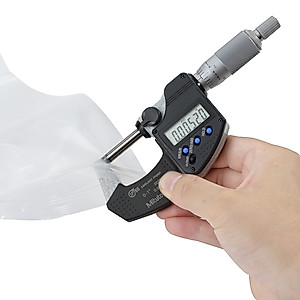 200 Pcs 1.5" x 1.5" Small Thick Heavy Duty Clear Reclosable Zip Poly Lock Bags Durable Seal Resealable Zipper Bags Jewelry Earrings Pill Zip Bag