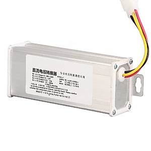 DC to DC Converter Step Down Transformer Voltage Reducer Input 48V-120V Output 12V -15 A/ 180W Power Regulator for Electric VehicleCart Club Car Scooter Bicylce and More
