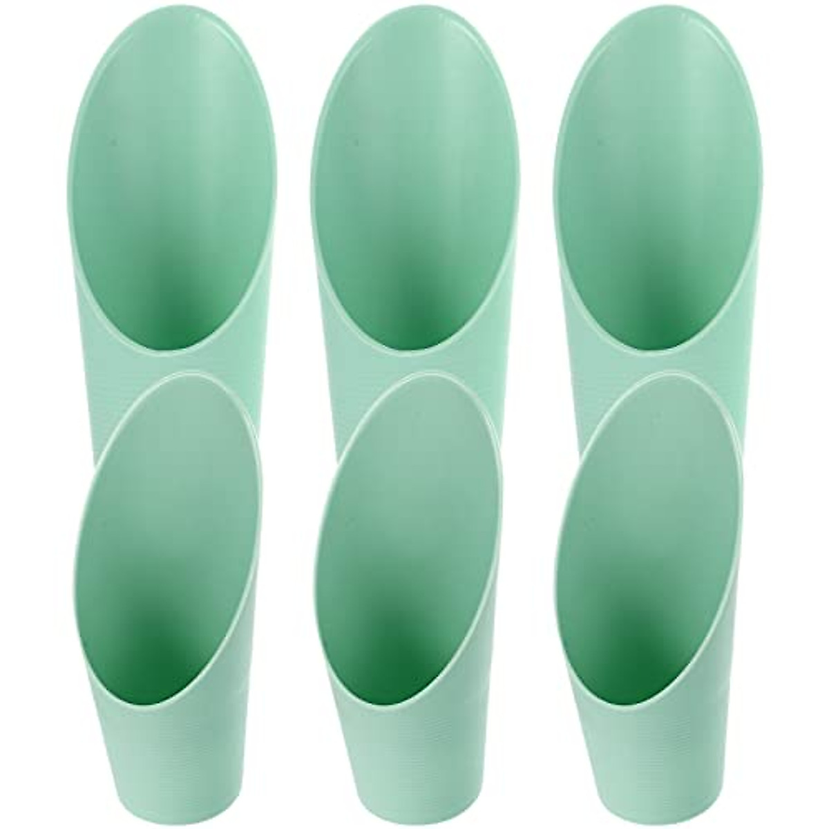 Yardwe 6pcs Barrel Shovel Garden Soil Shovels Vegetables Planting Shovel Small Mini Potting Scoop Flower Shovel Plastic Planter Pot Portable Garden Soil Scoops Flowers Bonsai Child