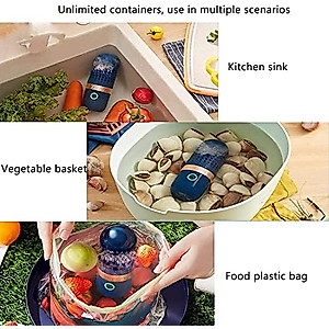 VegeClean Fruit and Vegetable Cleaner, Portable 4400mah Capsule Shape Fruit & Vegetable Washing Machine, USB Rechargeable Fruit Cleaner Machine, Automatic Household Cleaning Machine