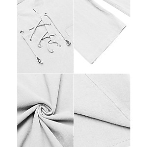 COOFANDY Mens Cotton Linen Tank Top Shirt Casual Lace Up Beach Hippie Yoga Tops Bohemian Medieval Renaissance Pirate Tunic, White, Medium, Sleeveless