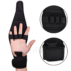 Fingers Support Training Brace, Stroke Rehab Arthritis Gloves, Thumb Wrist Injury Recovery Splint, Finger Separator Hand Orthotics Carpal Tunnel, Joint Pain Relief Corrector - Any Age Women Wen (1)
