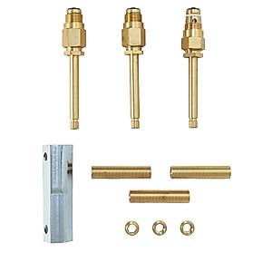 DANCO Bathtub and Shower 3-Handle Remodel/Rebuild Trim Kit for Central Brass Faucets | Knob Handle | 10L-11H, 10L-11C, 10L-13D | Chrome (39616)