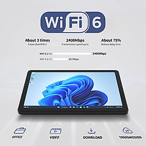 HIGOLEPC Mini PC,10.1 Inch Touchscreen Win 11 Pro Mini Computer, Celeron J4125 8GB RAM/128GB ROM Mini PC with Screen,Dual R232 HDMI,BT 5.2,WiFi 5.0,Type-C,Support Auto-Boot.