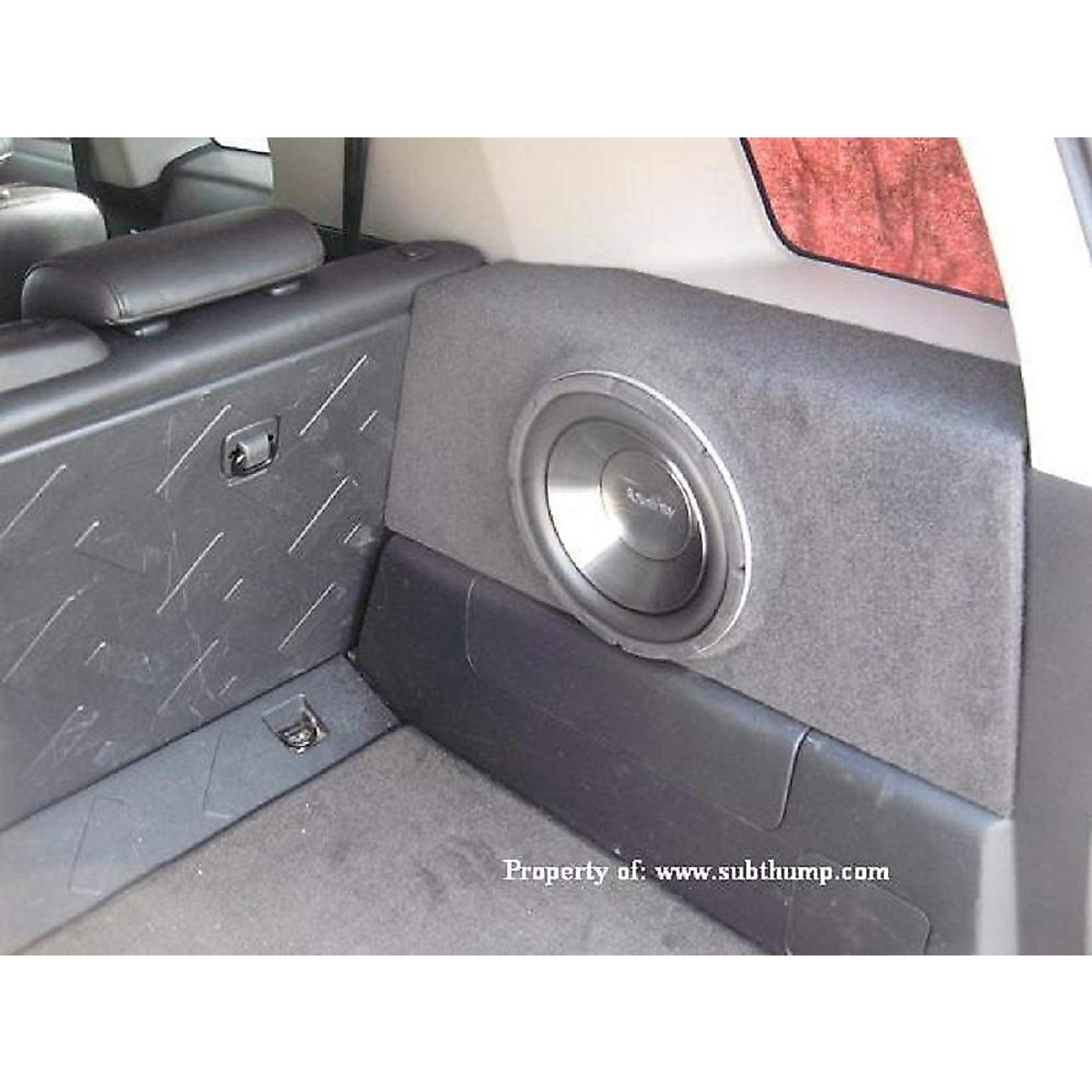 FJ Cruiser 10" Passenger Side Stealth Box Sub Enclosure