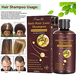 TruuMe Hair Growth Shampoo, Anti Hair Loss Shampoo, Helps Stop Hair Loss, Regrowth Shampoo for Men & Women, 220mL