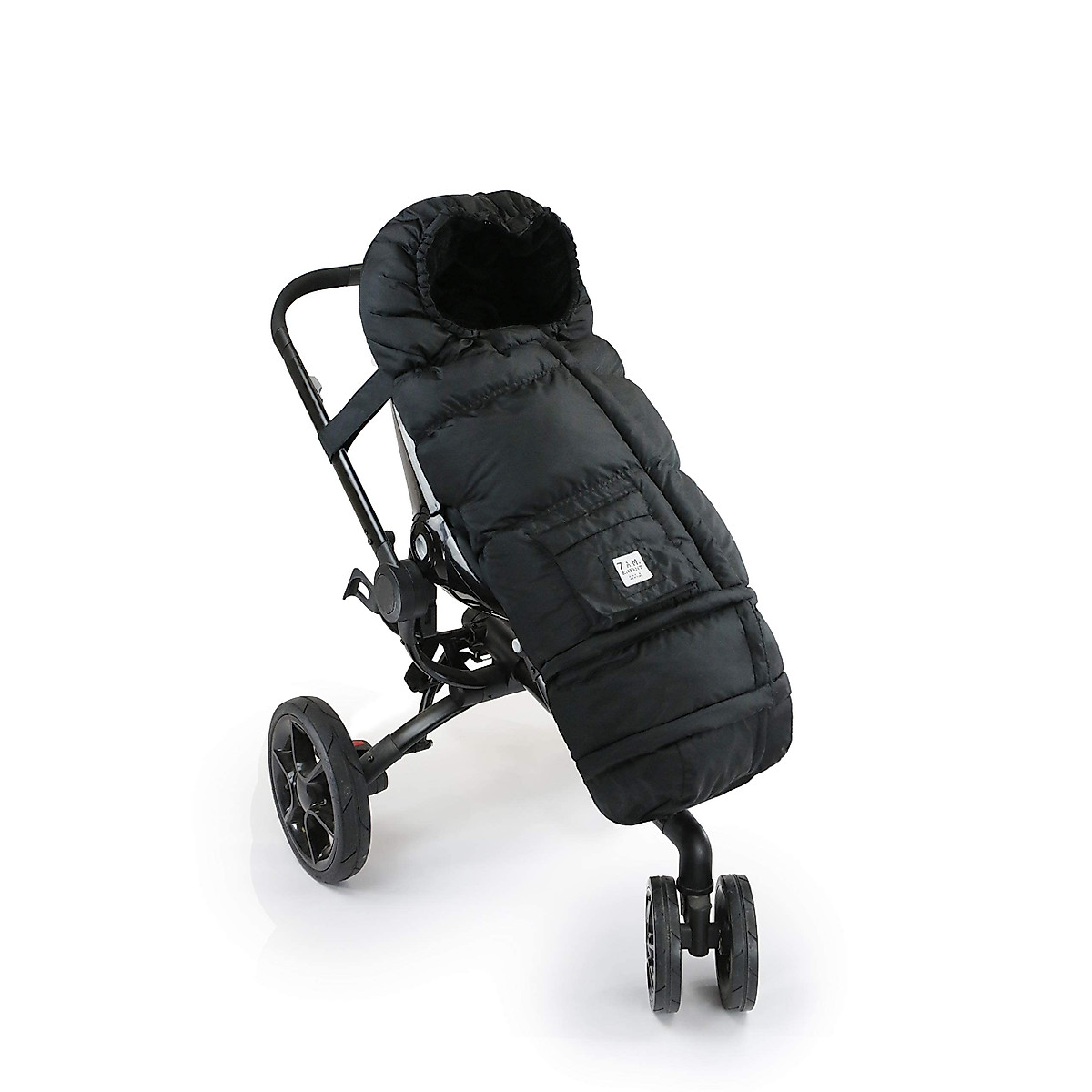 7AM Enfant Stroller Blanket 212 - Adjustable Baby Car Seat Zipped Blanket for Babies Winter, Unisex Multi Purpose Fleece Lined Warm Hooded Toddler Footmuff Water Repellent | (6M - 4T)