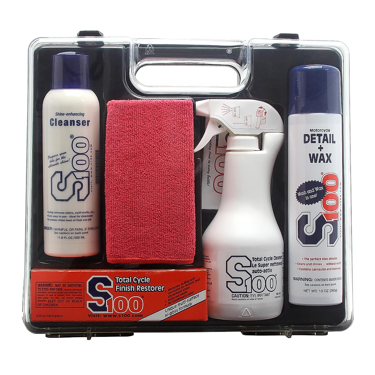 S100 12000C Motorcycle Detailing Kit - 37.66 oz.