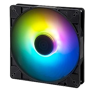 Silverstone Air Penetrator 184i ARGB High Performance 180mm air Channeling ARGB Fan with Shark Force Technology, SST-AP184i-ARGB
