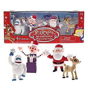 Beverly Hills Teddy Bear Company Rudolph #2 - Santa Clarice Set