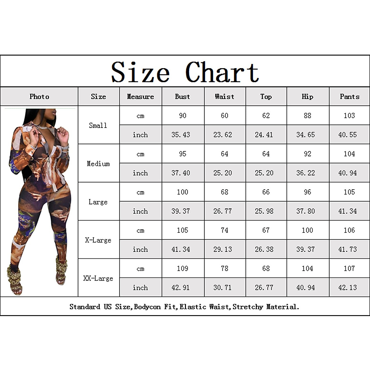 YouSexy 2 Piece Legging Pant Sets for Women Floral Print Long Sleeve Crop Top and Bodycon Pants Tracksuits Outfits