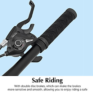 YIYIBYUS 26 inch Foldable Mountain Bike 21 Speed Full Suspension Folding Bicycles with High-Carbon Steel,Double Disc Brake Outroad MTB Bicycles for Adults Men Women