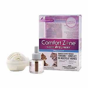 Comfort Zone Multicat Diffuser Kit for Cat Calming